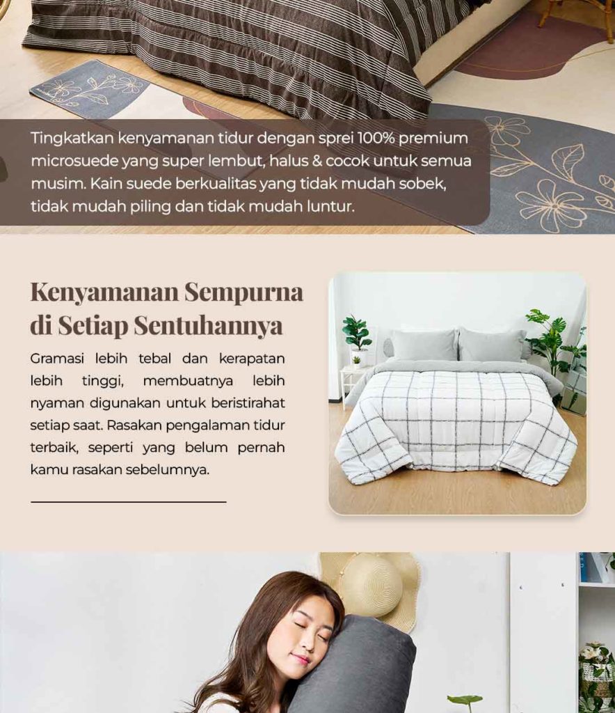 Beglance Microtex Ninfa Bedcover - Blog - Kintakun Collections